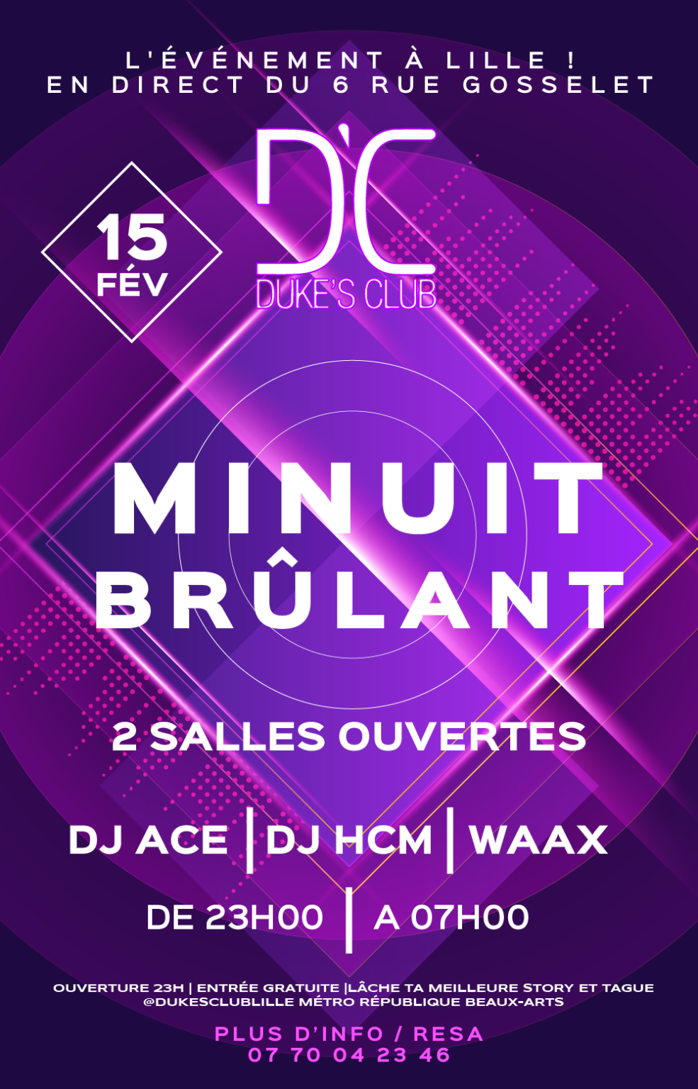 Duke's Club Lille – Un lieu, une légende… Vivez l'exclusivité